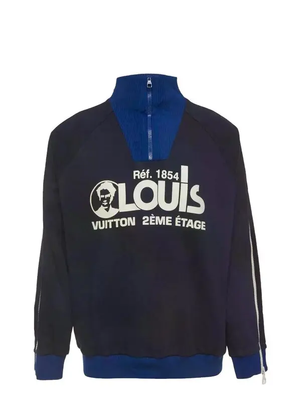 LOUIS VUITTON Multi-zipped Hoodie - Blue