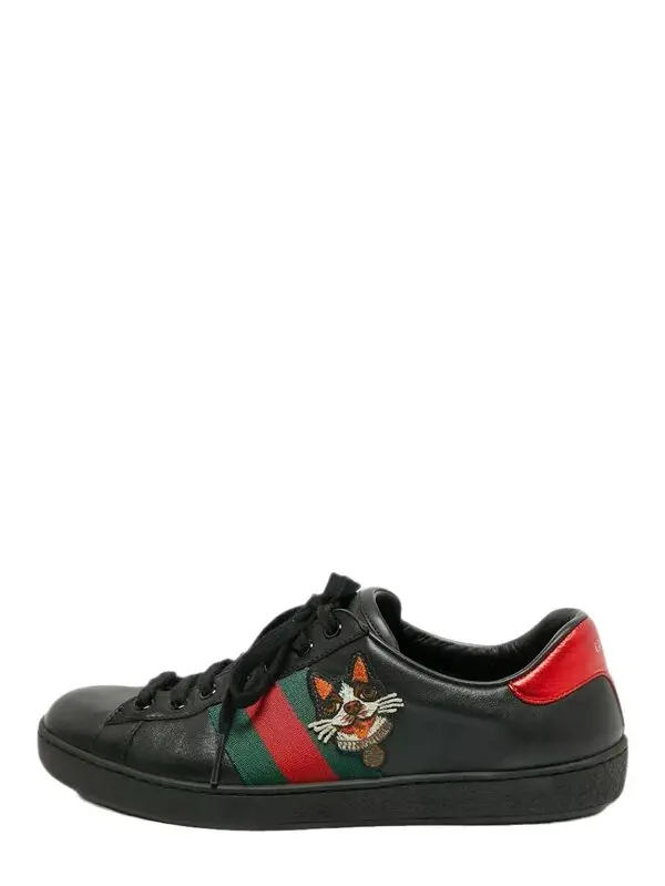 Gucci Ace Year Of The Dog Sneakers - Black
