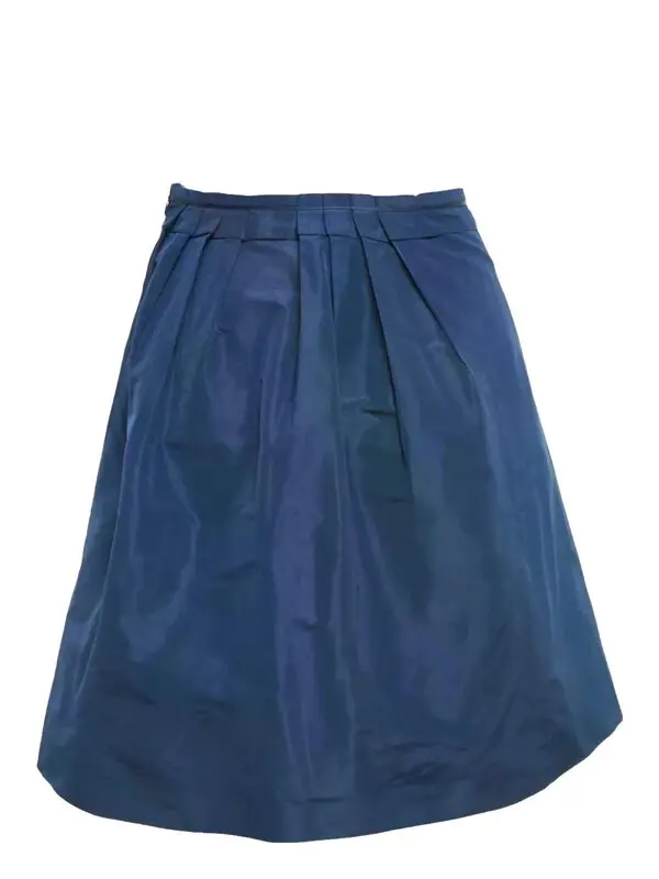 Miu Miu Pleated Mini Skirt - Blue