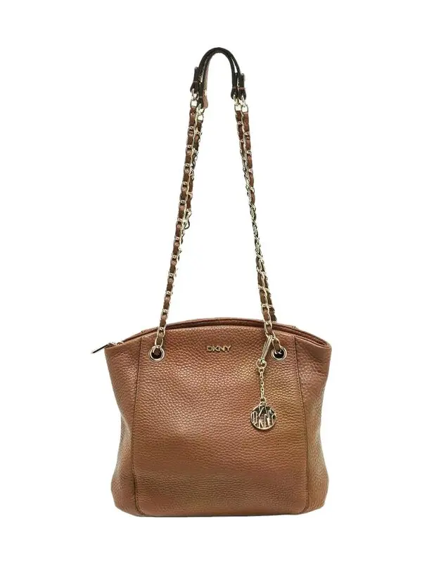 Dkny Chain-strap Tote Bag - Brown