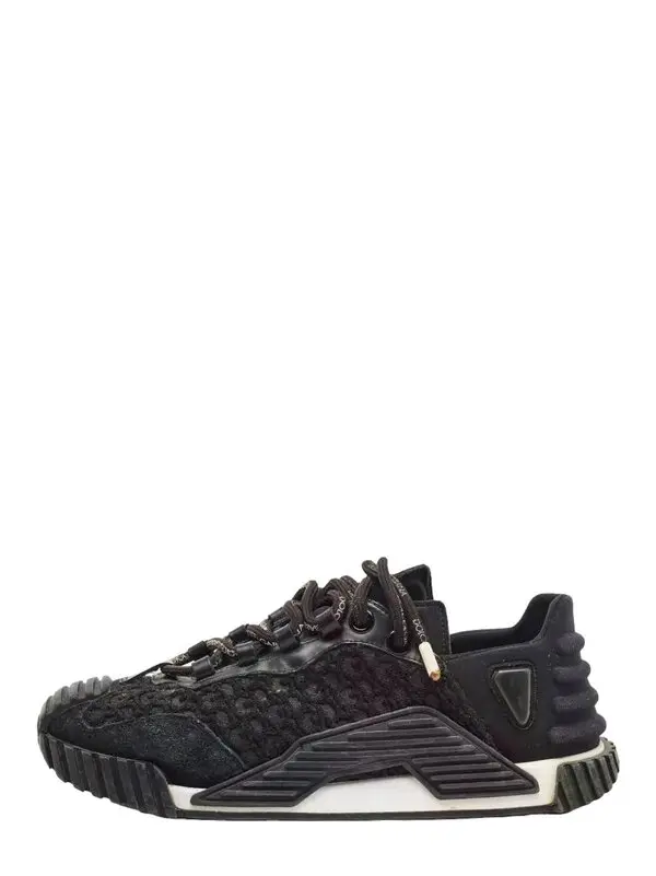 Dolce & Gabbana Lace-up Low-top Sneakers - Black