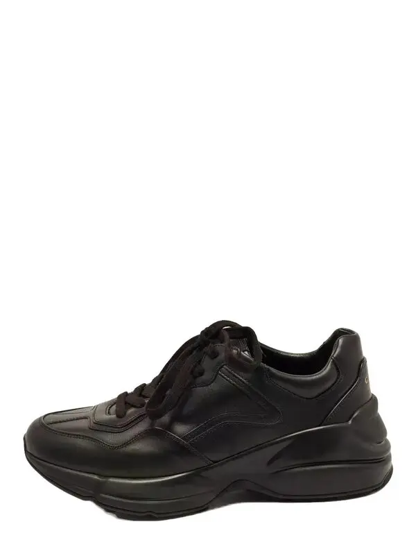 Gucci Rhyton Leather Sneakers - Black