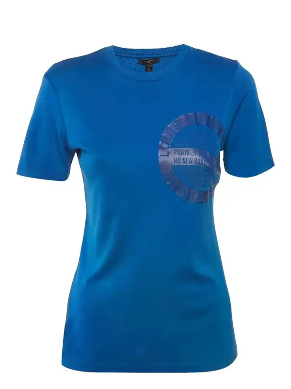 LOUIS VUITTON Printed Short-sleeve T-shirt - Blue