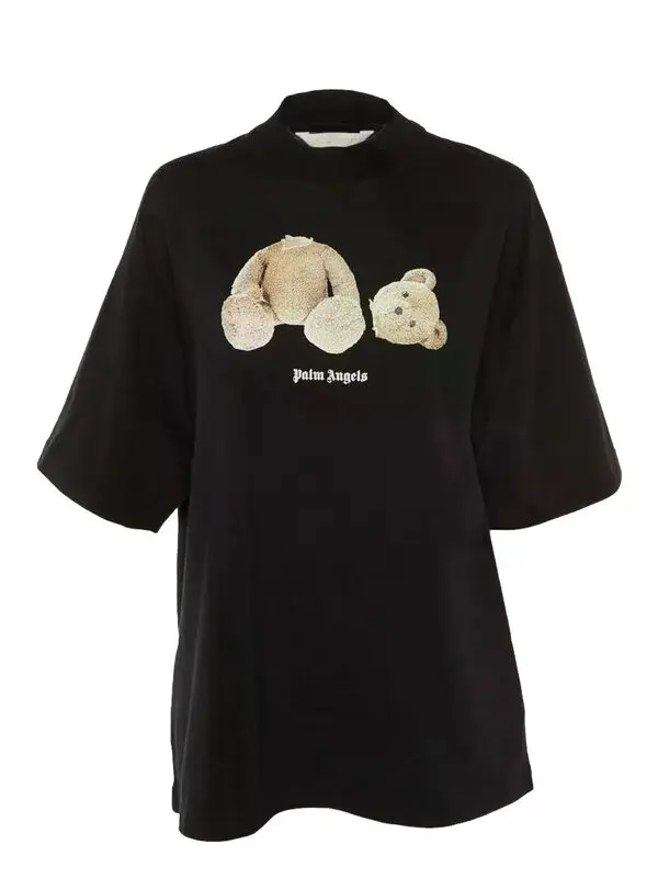 Palm Angels Graphic Print T-shirt - Black