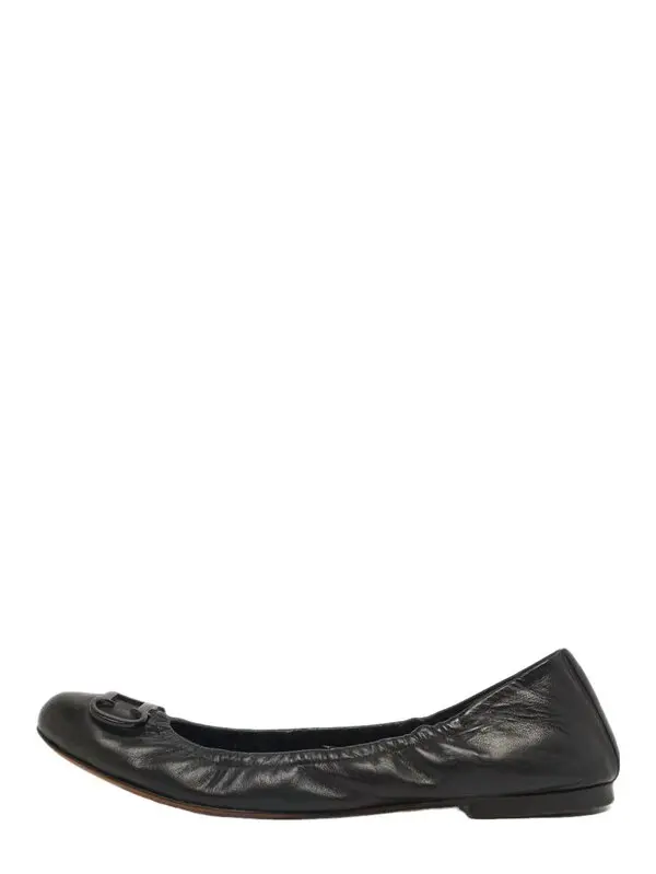 Carolina Herrera Logo-plaque Ballet Flats - Black