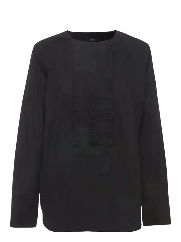 Etro Pintuck Detail Blouse - Black