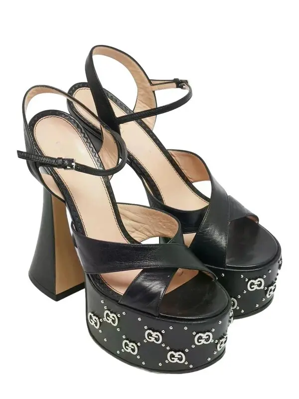 Gucci Janaya Platform Sandals - Black