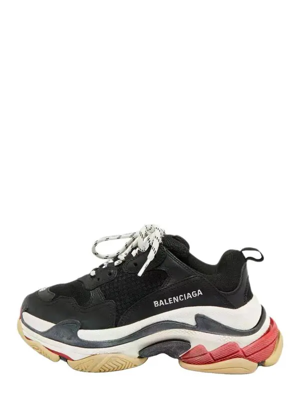 Balenciaga Triple S Lace-up Sneakers - Black