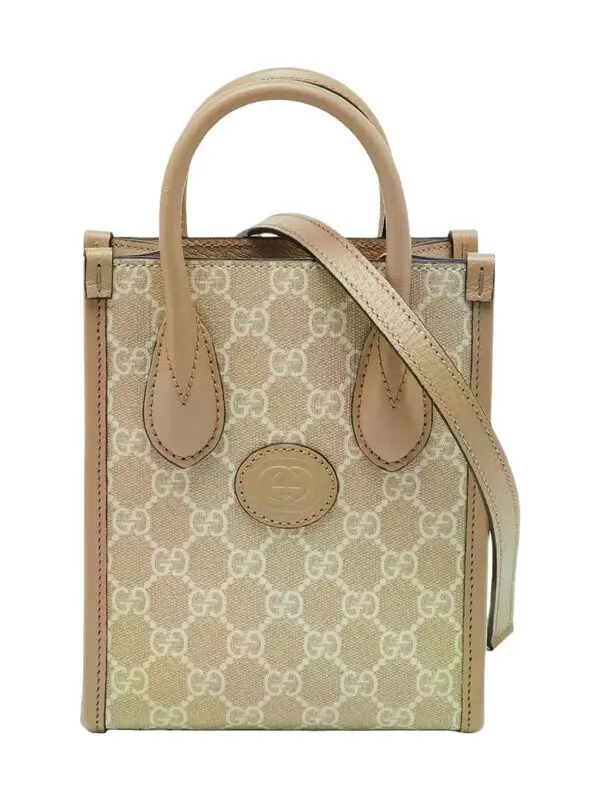 Gucci Mini Gg Supreme Tote Bag - Neutrals