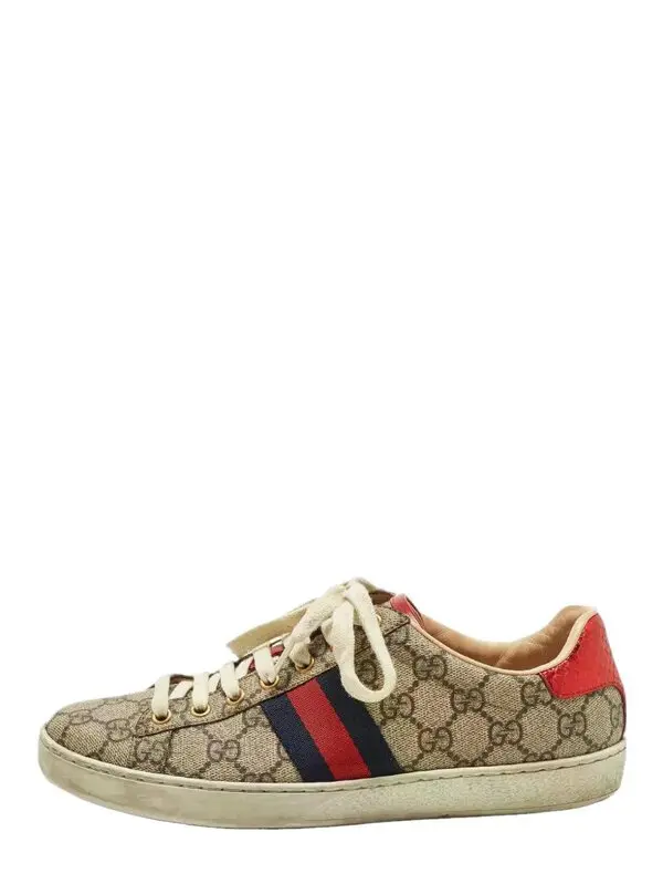 Gucci Ace Web Sneakers - Neutrals