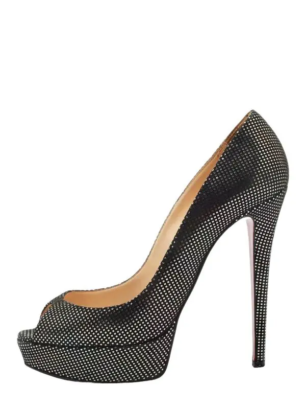 CHRISTIAN LOUBOUTIN Lady Peep Platform Pumps - Black