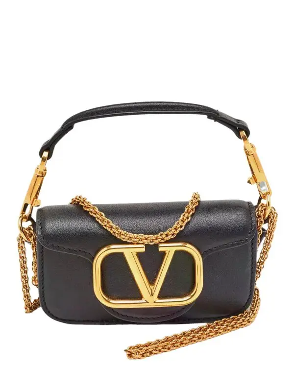 Valentino Garavani Mini Locò Cross Body Bag - Black