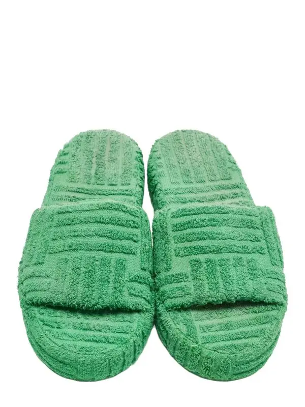 Bottega Veneta Resort Sponge Open-toe Sandals - Green