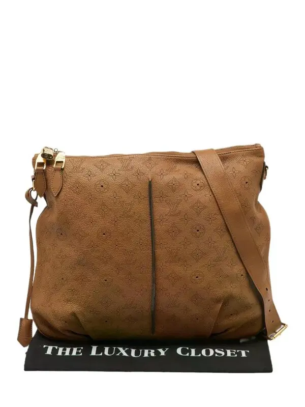 LOUIS VUITTON Selene Mahina Handbag - Brown