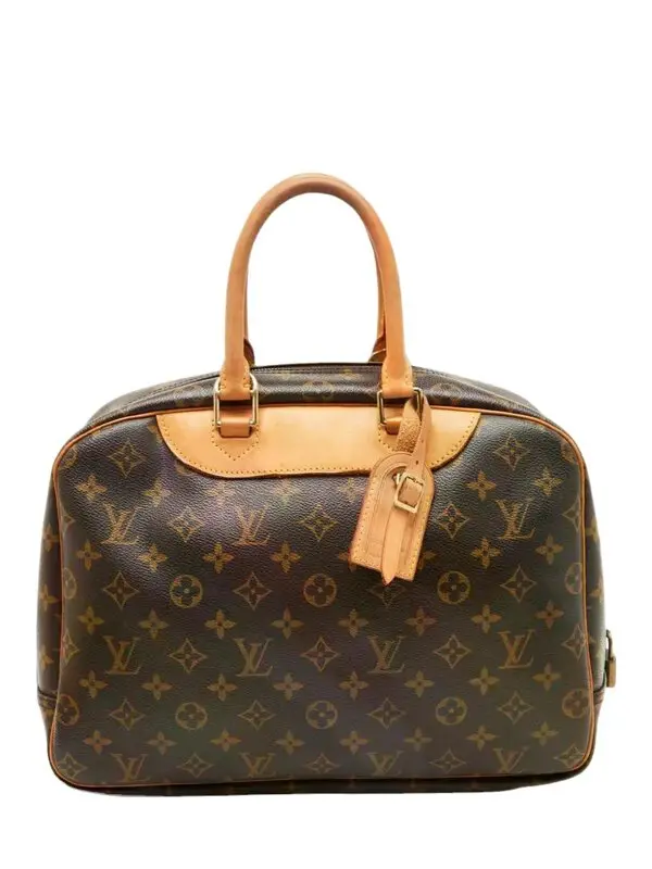 LOUIS VUITTON Monogram Canvas Deauville Handbag - Brown