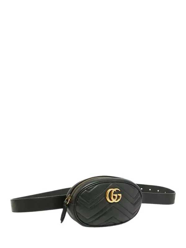 Gucci Gg Marmont Matelassé Belt Bag - Black