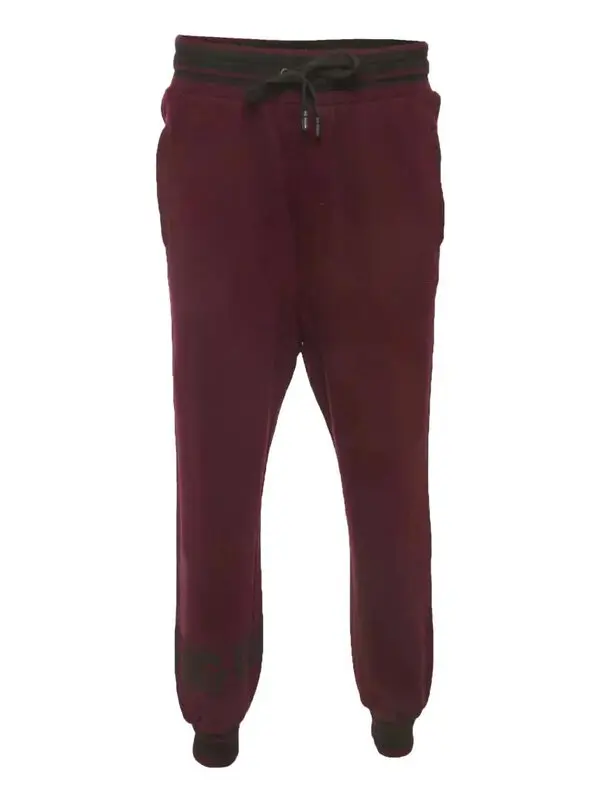 Dolce & Gabbana Drawstring Tapered Joggers - Red