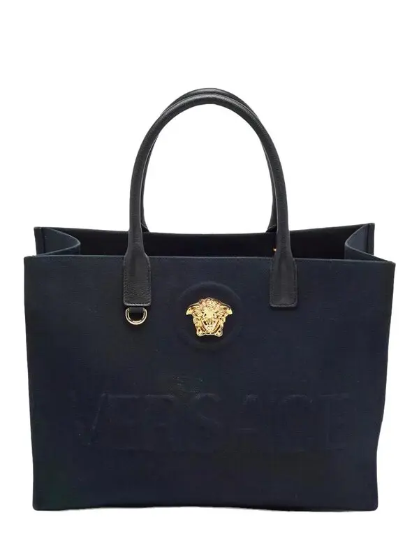 Versace La Medusa Tote Bag - Blue