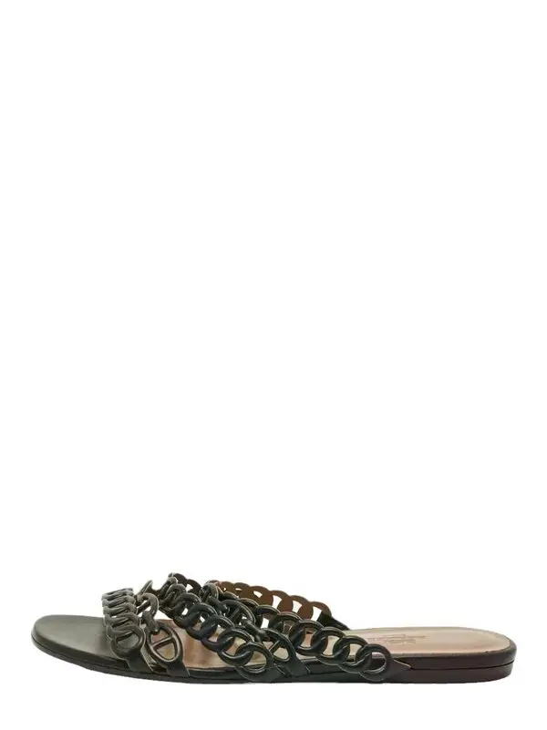 Hermès Chaine D'ancre Rivage Sandals - Black