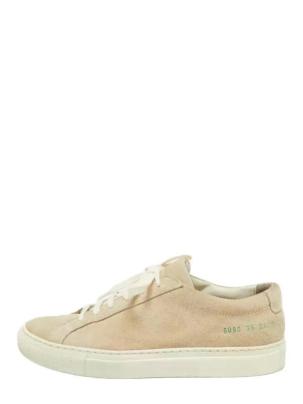 COMMON PROJECTS Achilles Suede Low-top Sneakers - Neutrals
