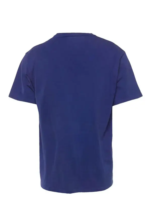 Gucci Logo-print Jersey T-shirt - Blue