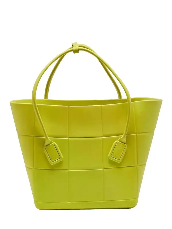 Bottega Veneta Intrecciato Arco Tote Bag - Yellow
