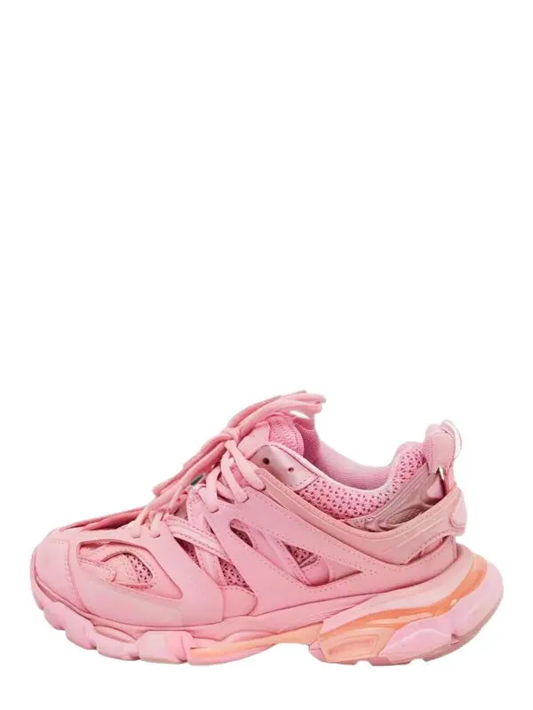 Balenciaga Paneled Mesh Sneakers - Pink