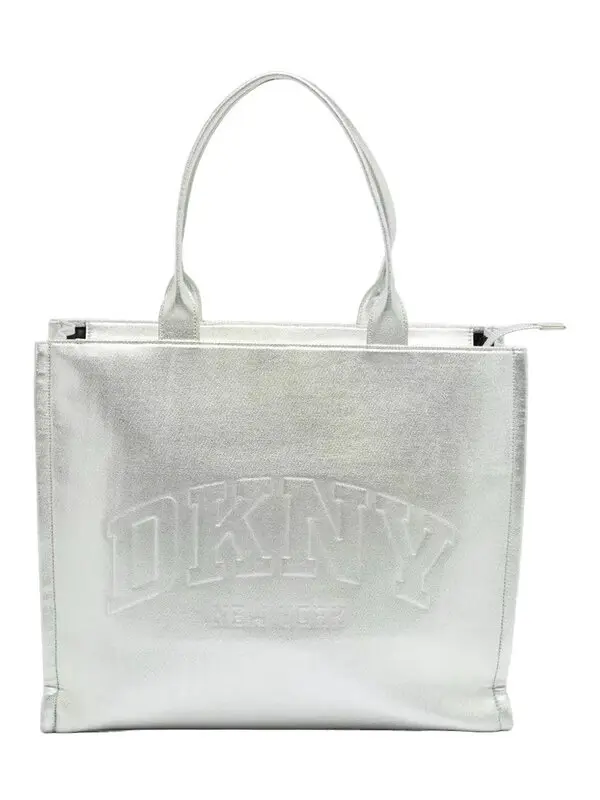 Dkny Large Hadlee Tote Bag - Silver