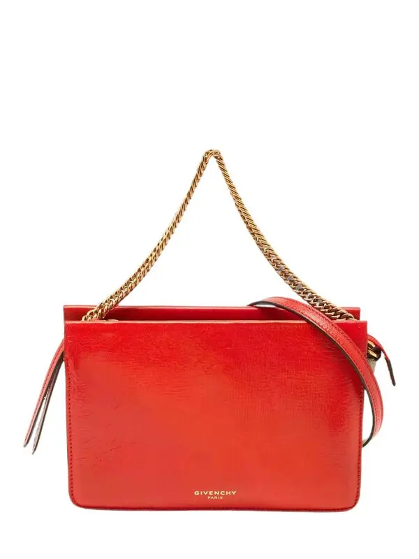 Givenchy Cross 3 Leather Shoulder Bag - Red