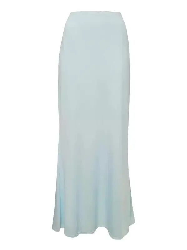 Meshki High-waisted Maxi Skirt - Blue