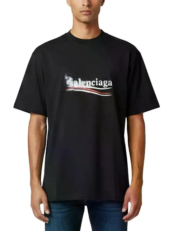 Balenciaga Political Logo T-shirt - Grey