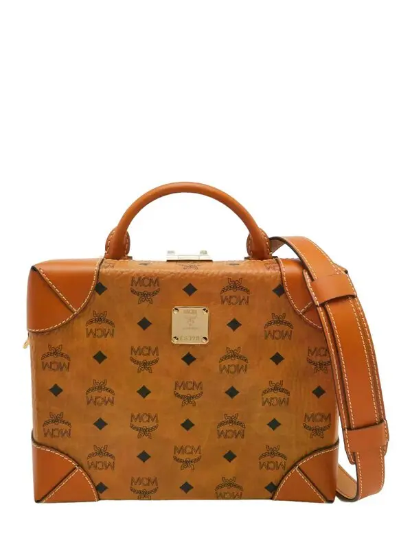 Mcm Berlin Visetos Tote Bag - Brown