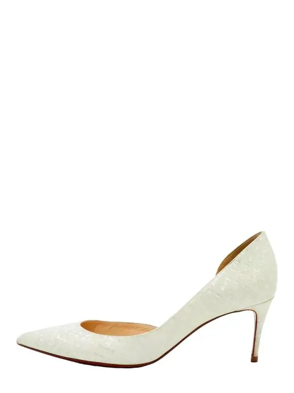 CHRISTIAN LOUBOUTIN Iriza D'orsay Pumps - White