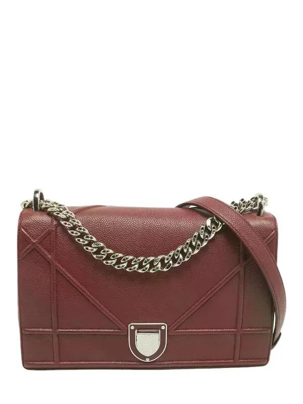 Dior 2016 Medium Diorama Shoulder Bag - Red