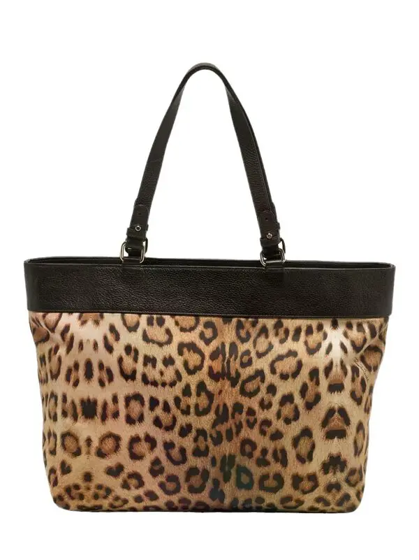Roberto Cavalli Leopard-print Tote Bag - Brown