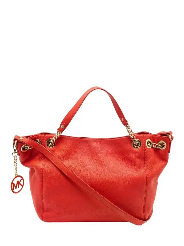 Michael Kors Jet Set Tote Bag With Chain Strap - Orange