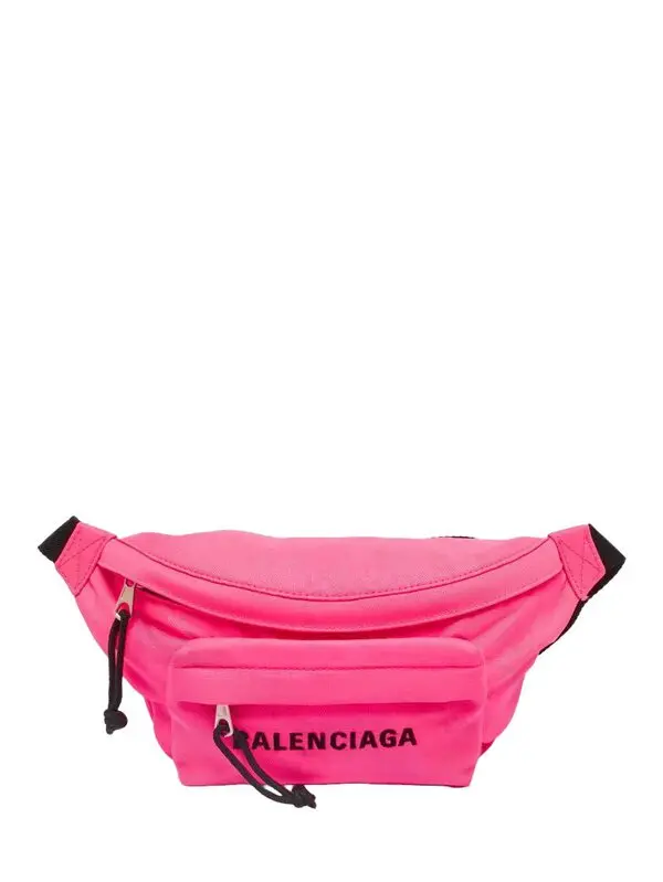Balenciaga Logo Belt Bag - Pink