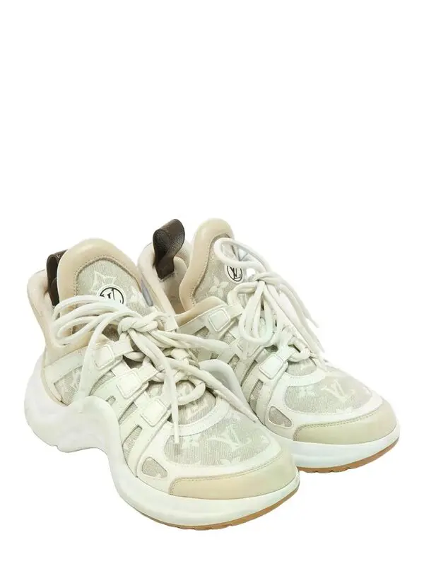 LOUIS VUITTON Archlight Monogram Canvas Sneakers - Neutrals