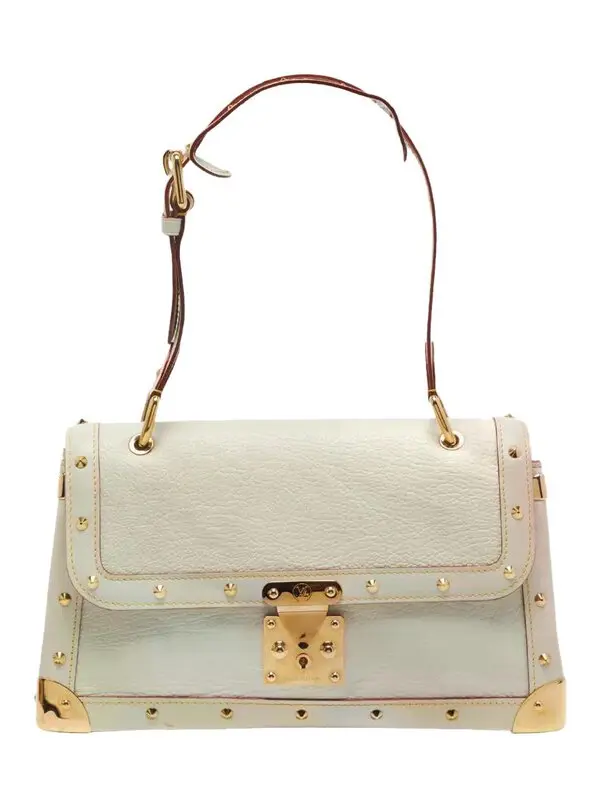 LOUIS VUITTON Le Talentueux Stud-detail Shoulder Bag - White