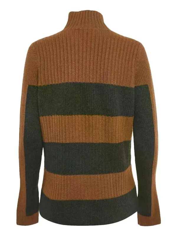 Loro Piana Rib-knit Turtleneck Sweater - Brown