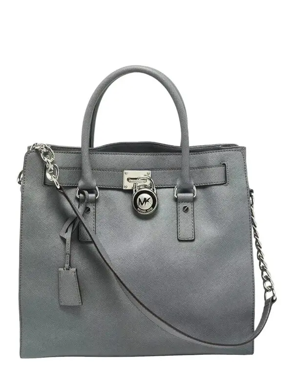 Michael Kors Hamilton North South Tote Bag - Grey