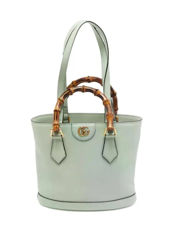Gucci Diana Bamboo-handle Tote Bag - Green