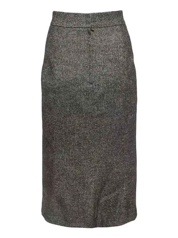 Dolce & Gabbana Pencil Midi Skirt - Grey