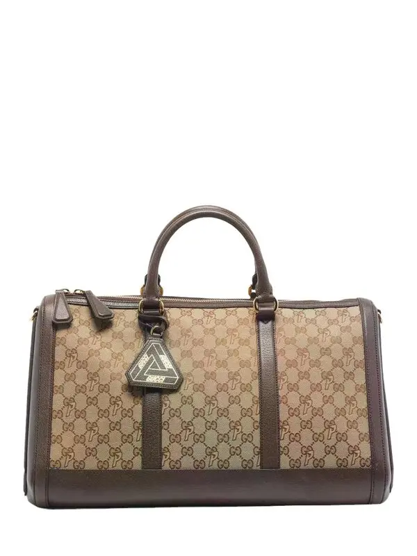 Gucci Gg Canvas Palace Monogram Handbag - Neutrals