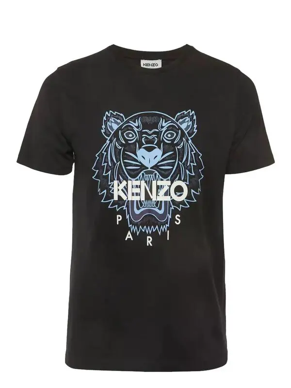 Kenzo Tiger-print T-shirt - Black