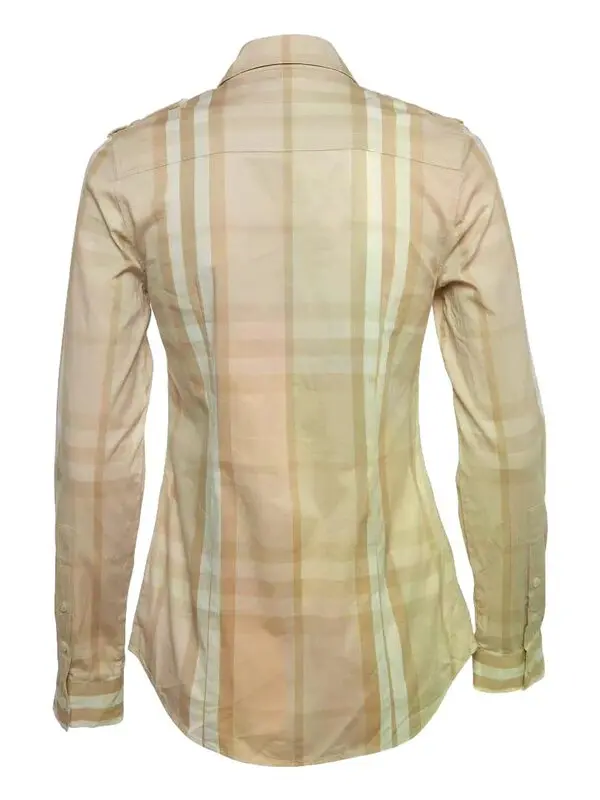 Burberry Nova Check Pattern Shirt - Neutrals