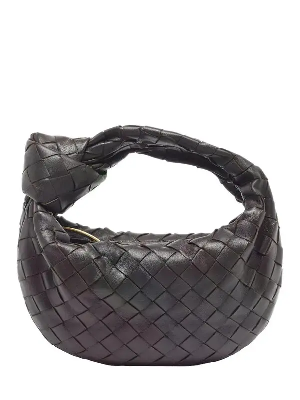 Bottega Veneta Jodie Intrecciato Handbag - Brown