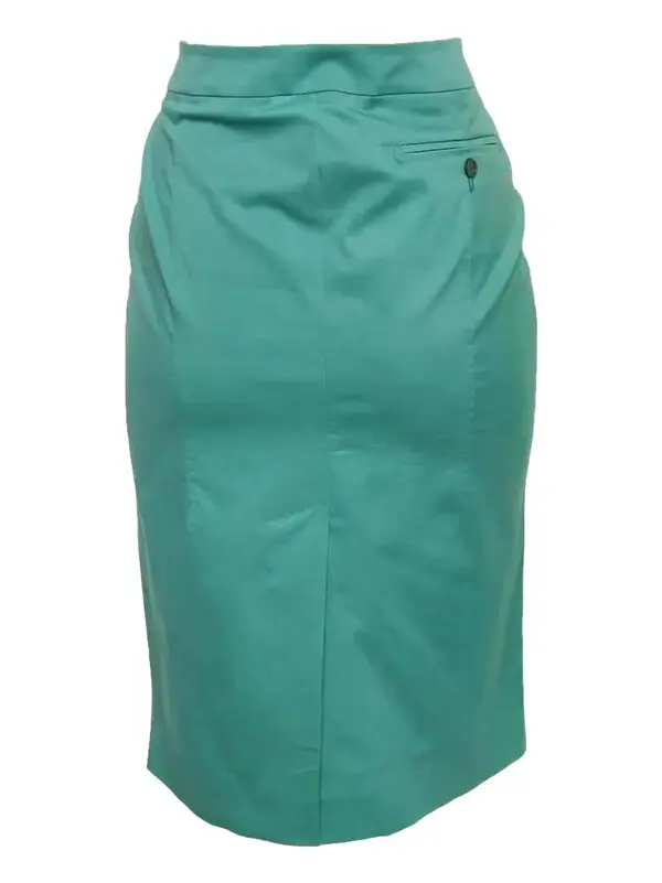 Max Mara Gabardine Knee-length Skirt - Blue