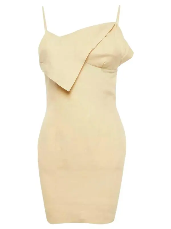 Jacquemus L'amour Mini Dress - Neutrals