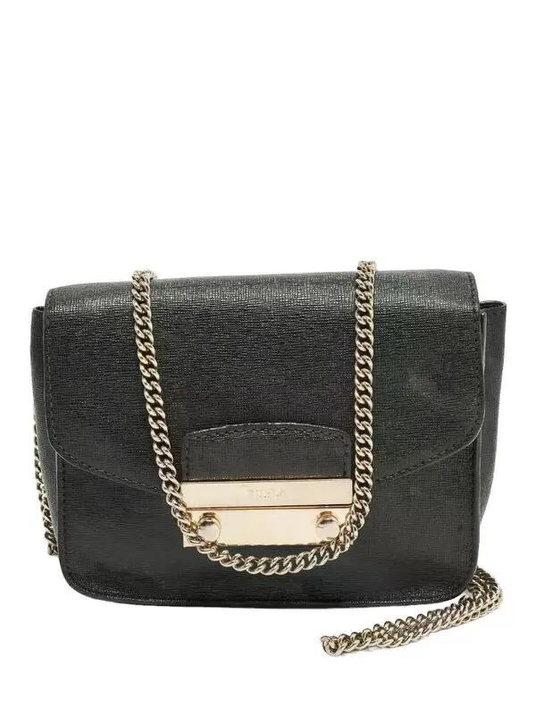 Furla Metropolis Push-lock Crossbody Bag - Black